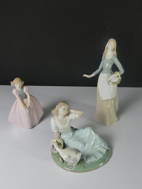 3 Vintage Nadal Porseleinen beeldjes Spanje - Kringwinkel