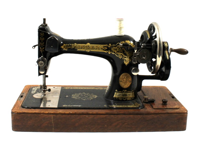 Antieke Singer-naaimachine - Kringwinkel