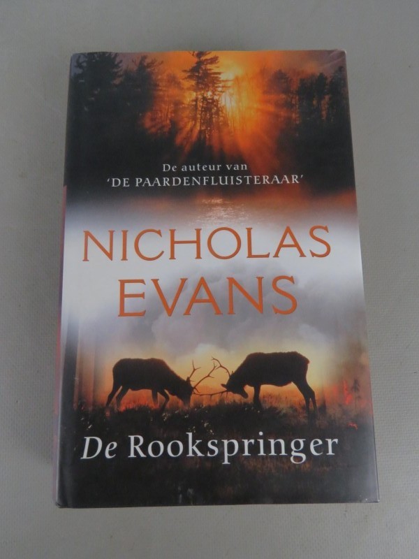 1ste druk hardcoverboek Nicholas Evans - De Rookspringer - Kringwinkel