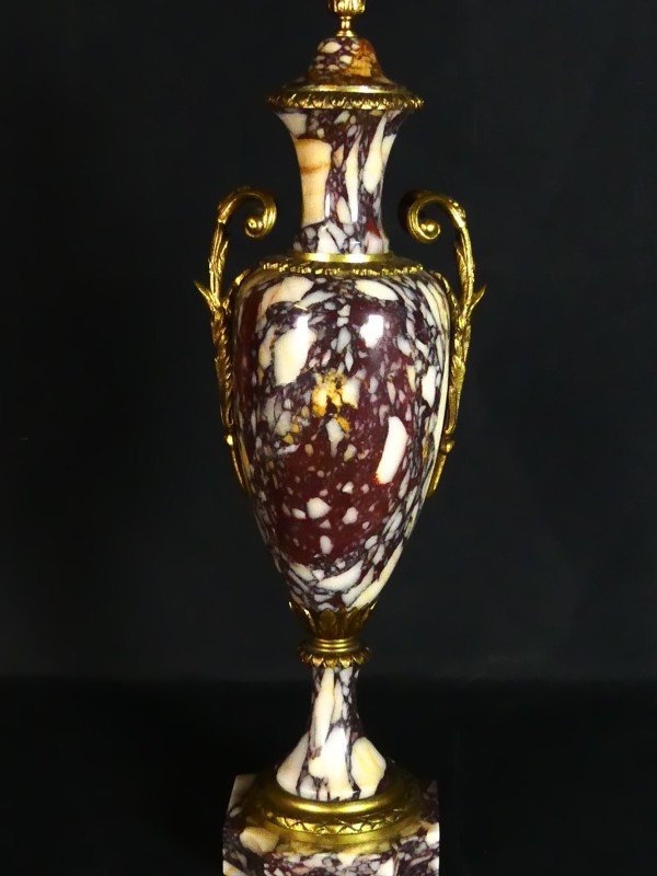 Vintage/antieke marmeren en bronzen Cassolettes / Jars - Kringwinkel