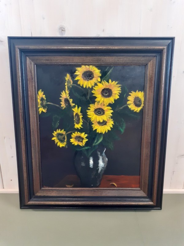 Olieverf schilderij Edgard Heirman - Kringwinkel