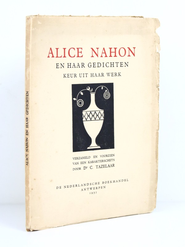 Boekje Alice Nahon en haar gedichten - 1932 - Kringwinkel