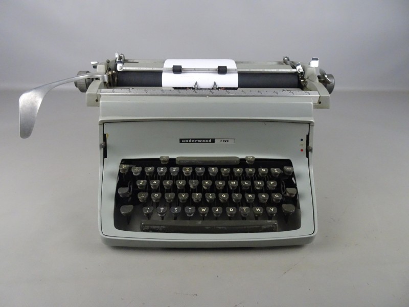 Typemachine Underwood 5 (getest en werkt) - Kringwinkel