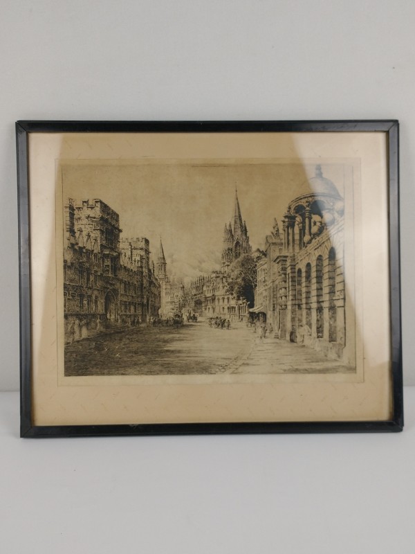 Potlood aanzicht London door W.H Meeson - Kringwinkel