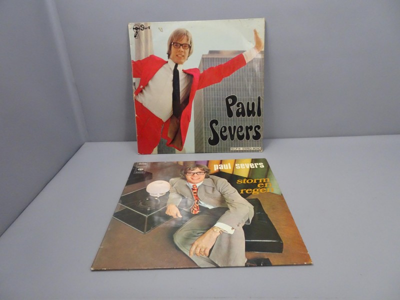 2 vinyl platen - Paul Severs - Kringwinkel