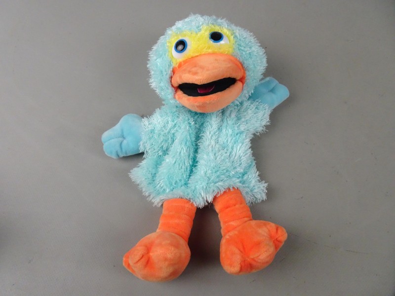 Sesamstraat Handpop Pino 31 Cm Blauw - Kringwinkel