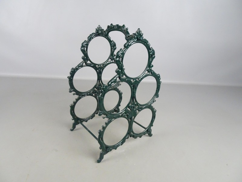 Vintage Flessenhouder / Wijnrek - Kringwinkel