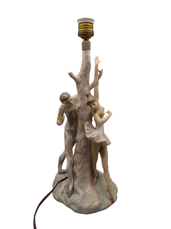 Porseleinen Lladro lamp - Kringwinkel