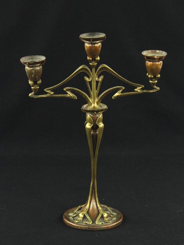 Jugendstil kandelaar - Carl Deffner (Esslingen) - Kringwinkel