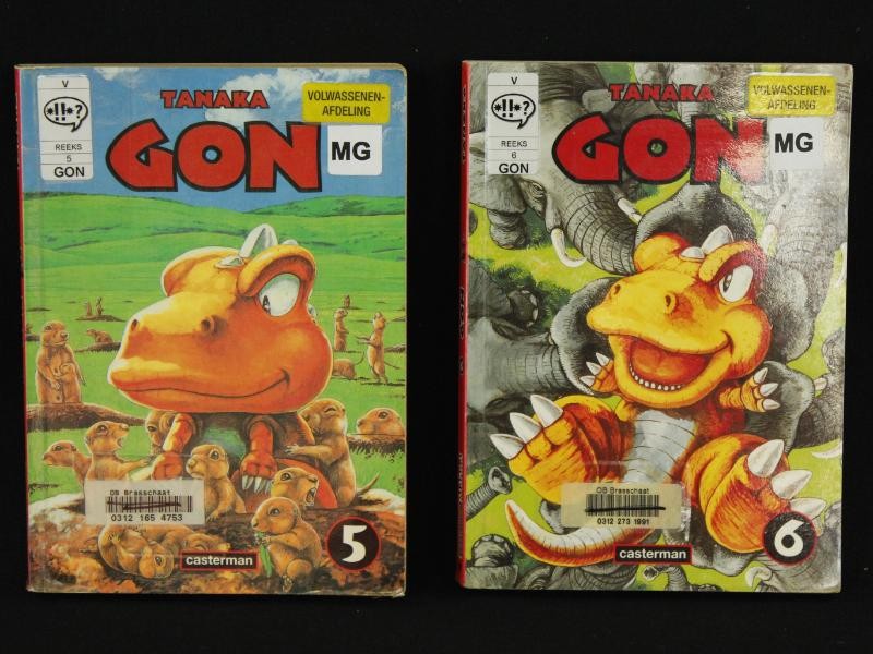 Gon manga reeks 1–6 (Masashi Tanaka, Casterman) - Kringwinkel