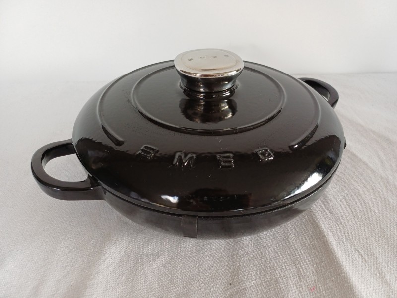 SMEG gietijzeren pan - Kringwinkel