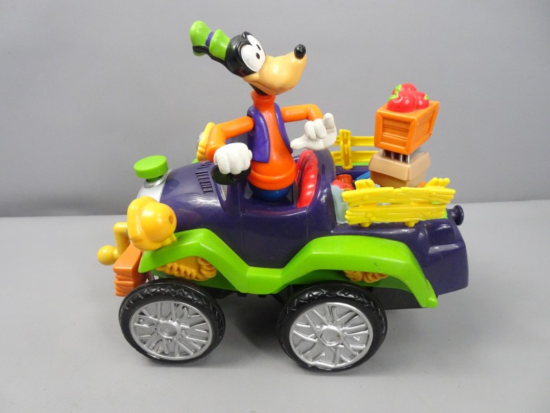 Vintage Disney Goofy 'Let’s Go For A Bumpy Ride' Jalopy RC Car with ...