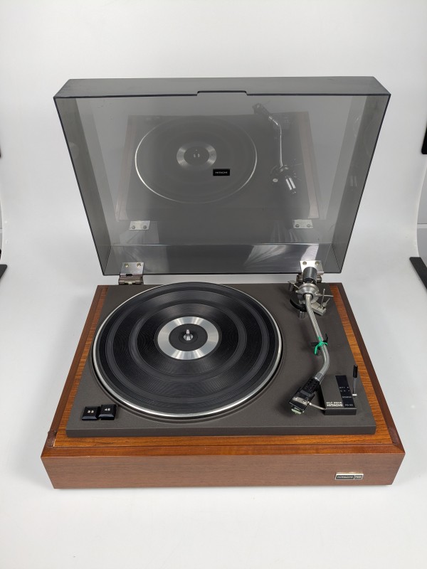 Hitachi PS-33 Platenspeler – Vintage Hifi met Houten Behuizing ...