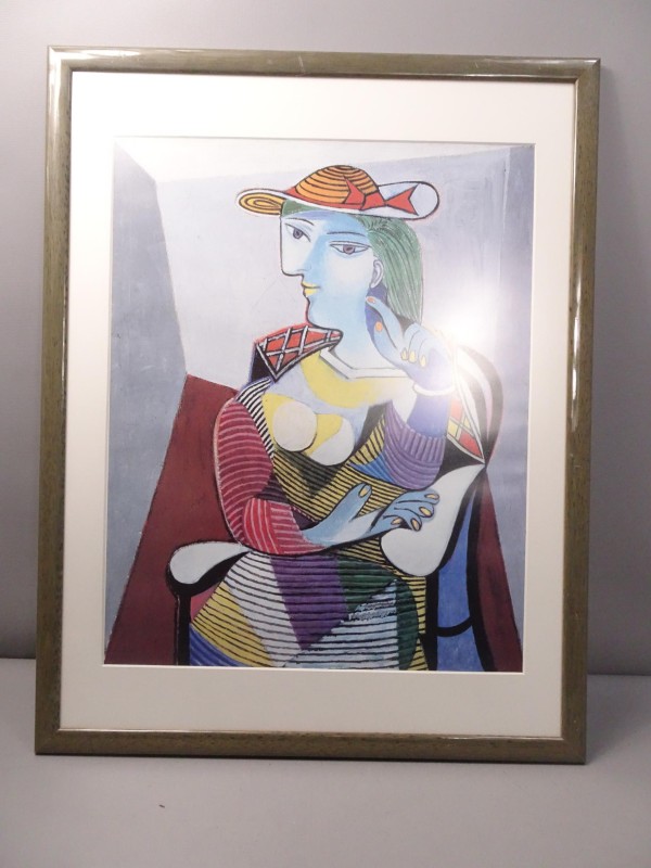Pablo Picasso – Portret van Marie-Thérèse Walter (Print) – Ingelijst ...