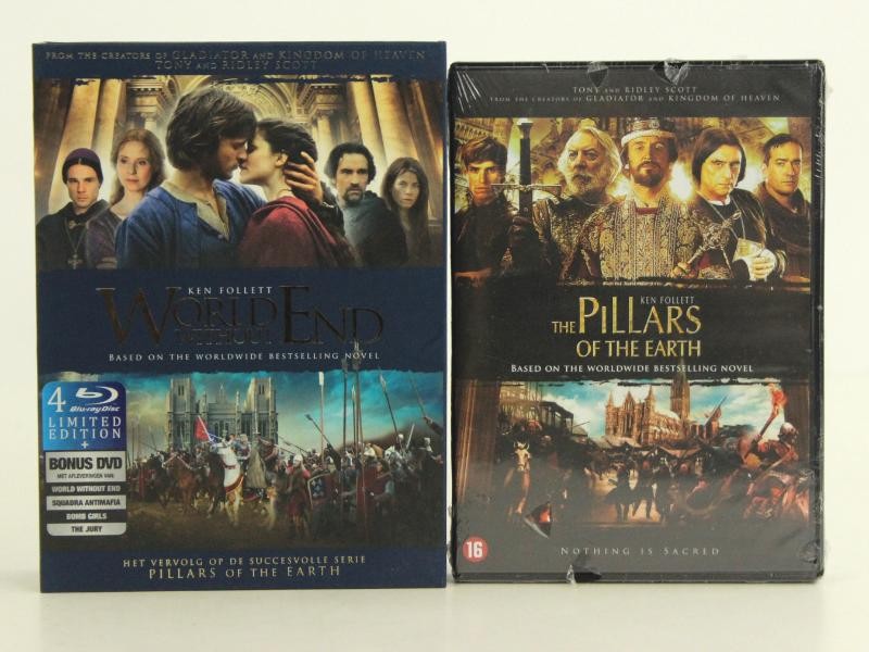 Ken Follett – The Pillars of the Earth & World Without End (DVD + Blu ...