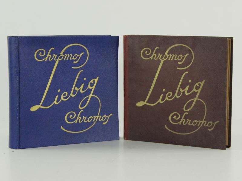 Lot van 2 chromo's liebig boeken - Kringwinkel