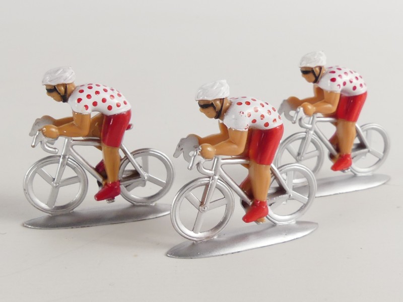 Miniatuur plastic racefietsjes (38 stuks) - Kringwinkel