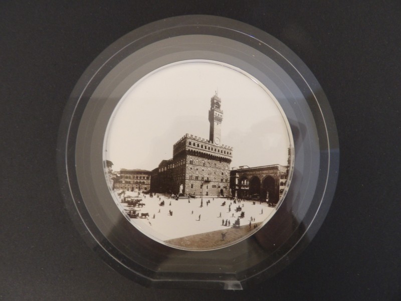 Alinari fotoplaat - Piazza della Signoria / Palazzo Vecchio (Firenze ...