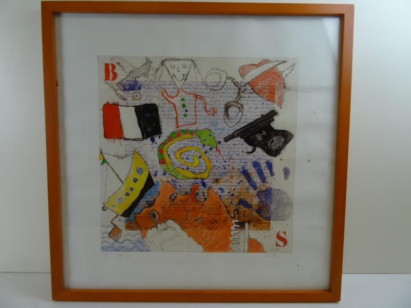 Christian Silvain: print 79/100 gesigneerd - Kringwinkel