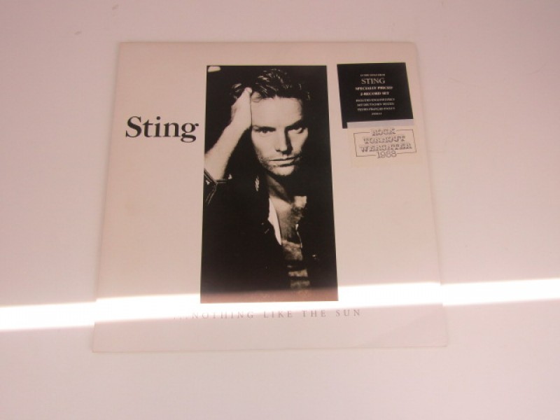 Dubbel LP, Sting, Nothing like the sun, 1987, Rock Torhout Werchter 1988 - Kringwinkel
