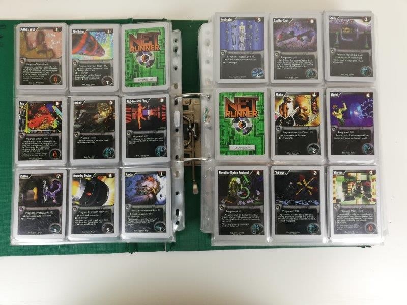 Orginal Netrunner 1996 WotC kaarten verzamelmap - groot lot - Kringwinkel