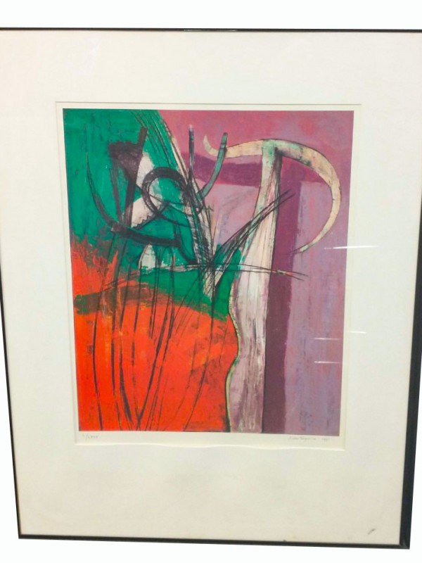 Print, gesigneerd P. Van Tongerloo - Kringwinkel