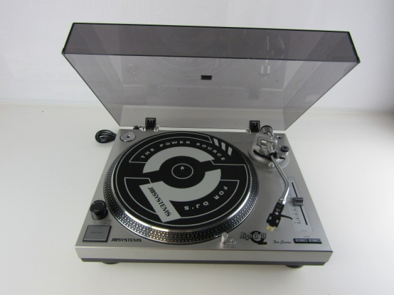 JBSystems, Platenspeler, High Q10 Pro series, Silver - Kringwinkel