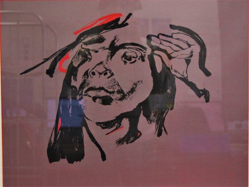 Kleurenlitho Octave Landuyt - Kringwinkel